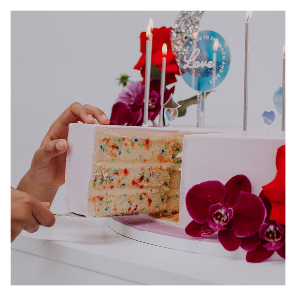 'Love You to the Moon and Back' Acrylic Cake Topper – September Creative